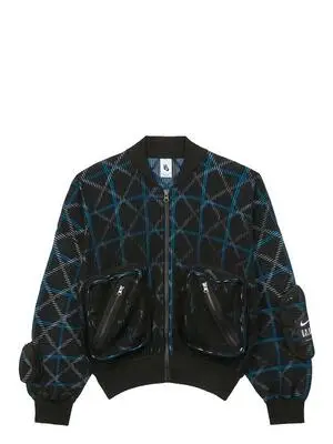 Nike Ma-1 Bomber Jacket With Multiple Pockets - Black