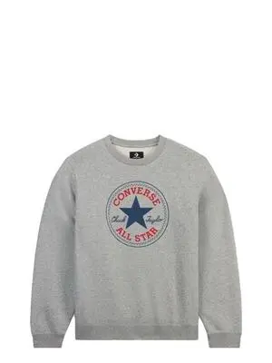 CONVERSE Chuck Taylor All Star Patch Crew Sweatshirt - Grey