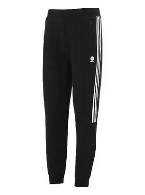 Adidas Casual Thicken Knit Sports Pants/trousers/joggers Black - Default Color
