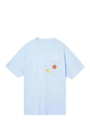 Nike Men's Nike Printing Pocket Casual Short Sleeve Blue T-shirt Default Color