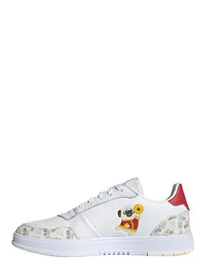 Adidas Neo Courtmaster Low Top Sneakers - White/gray/red