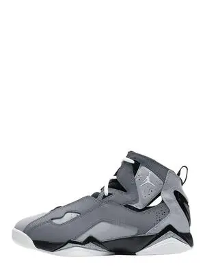 JORDAN True Flight High Top Sneakers - Grey/white/black