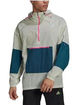 Adidas Adapt Anorak Hooded Jacket - Green