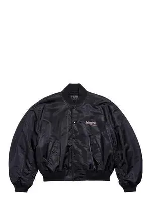 Balenciaga Balenciaga Political Campaign Varsity Jacket Black