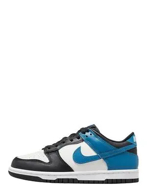 Nike Dunk Low "industrial Blue" Sneakers - Black White Blue