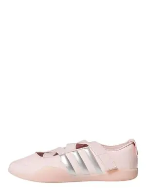 Adidas Taekwondo Silhouette With Metallic Accents - Sandy Pink/silver Metallic/almost Pink