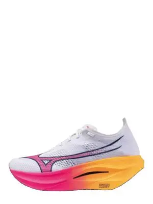 Mizuno Wave Rebellion Pro 3 Athletic Sneakers - White/pink Tetra/tang Orange
