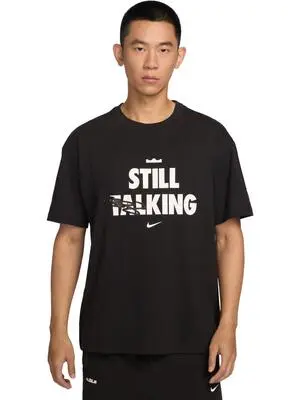 Nike Lebron T-shirt 'shut Up And Dribble - Black
