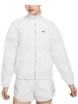 Nike Woven Full-zip Jacket - White/black