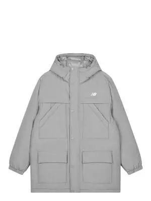 NEW BALANCE Sport Long Down Jacket - Grey