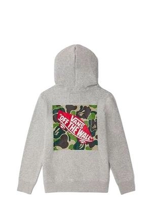 VANS X Bape Camo Pullover Hoodie - Grey