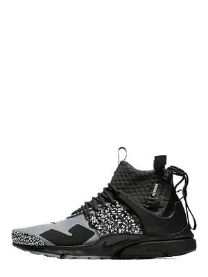 Nike X Acronym Air Presto Mid Sneakers - Cool Grey/black/white