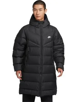Nike Hooded Down Coat - Black