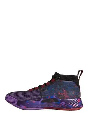 Adidas Dame 5 Lillard Basketball Sneakers - Cblack/cburgu/scarle