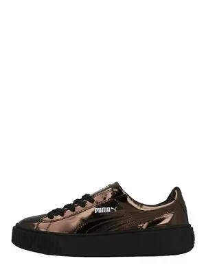 PUMA Basket Platform "metallic Bronze" Sneakers - Copper