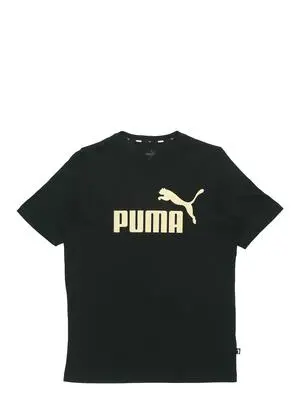 PUMA Essentials Metallic Logo T-shirt - Black