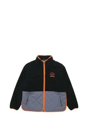 Adidas Originals Sherpa Quilted Jacket - Black