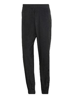 Adidas Originals Solid Color Elastic Waistband Sports Pants/trousers/joggers Black - Multi-color