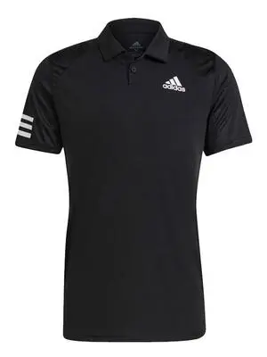 Adidas Club 3-stripes Polo Shirt - Black
