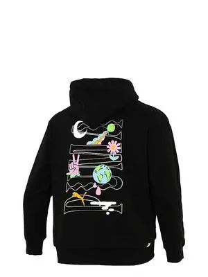 PUMA Back Logo Hoodie - Black