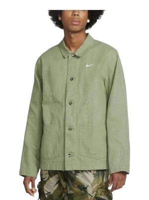 Nike Life Unlined Chore Coat Heavyweight Cotton Jacket - Green