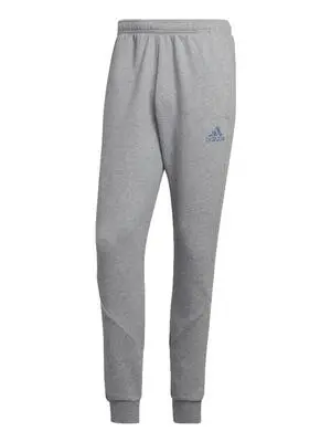 Adidas Stadium Fleece Badge Of Sport Cuffed Pants 'medium - Grey