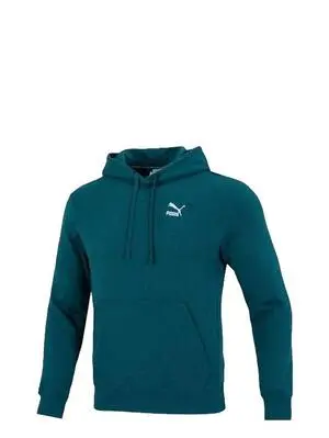 PUMA Classics Small Logo Training Hoodie - Green/white