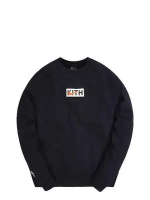 Kith X Nike New York Knicks Fleece Crewneck - Black