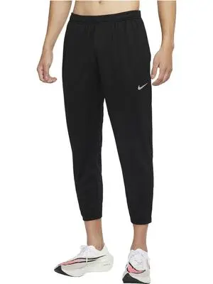 Nike Logo Solid Color Elastic Waistband Drawstring Sports Pants/trousers/joggers Autumn - Black