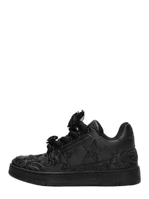 KAALIXTO X Love Me Later Embellished Sneakers - Black