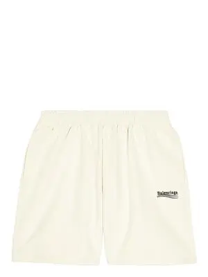 Balenciaga Balenciaga Political Campaign Sweat Shorts Beige
