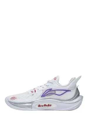 LI-NING Sonic Raptor Sneakers - White/grey/purple
