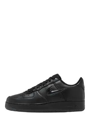 Nike Force 1 Jewel "color Of The Month Black" Sneakers - Black/black