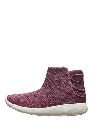 Sketchers On-the-go City 2 Booties - Wine Red/white
