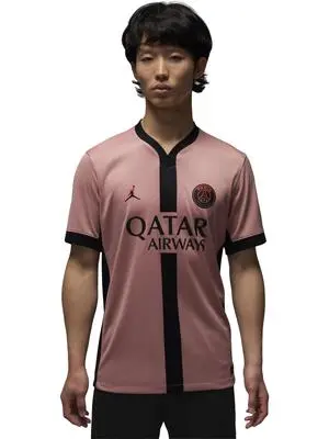 JORDAN Paris Saint-germain 24/25 Stadium Third Replica Jersey - Rust Pink/black/black