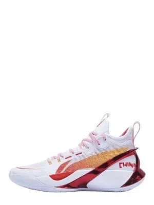 LI-NING Sonic 10 Ultra Mid 'china Home Jersey' Sneakers - White/red