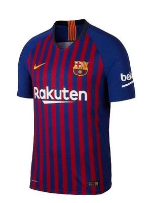 Nike Fc Barcelona 2018 Authentic Home Jersey - Blue