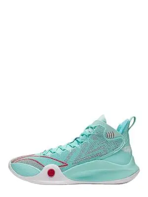 LI-NING Cj-1 Mid "shark" Athletic Sneakers - Blue