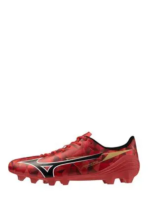 Mizuno Alpha 2 Select Soccer Cleats - Red/black/gold