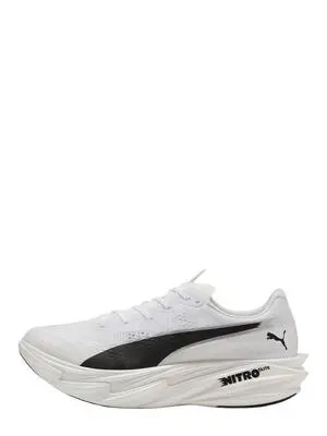 PUMA Deviate Nitro Elite 4 Athletic Sneakers - White/black