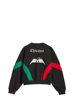 Adidas X Willy Chavarria Bball Fleece Crewneck Sweatshirt - Black