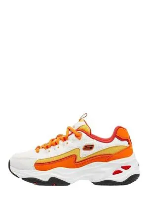 SKETCHERS Skechers D'Lites 4.0 "White Orange" Sneakers
