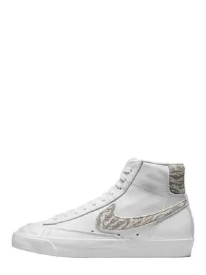 Nike Blazer Mid '77 Se High Top Sneakers - White/grey