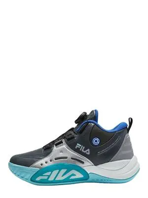 FILA FUSION Fashion Basketball Shoes - Black/grey/blue