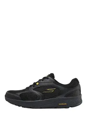 Sketchers Go Run Consistent Athletic Sneakers - Black/yellow