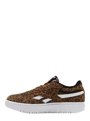 REEBOK Club C Double Revenge Leopard Print Sneakers - Brown