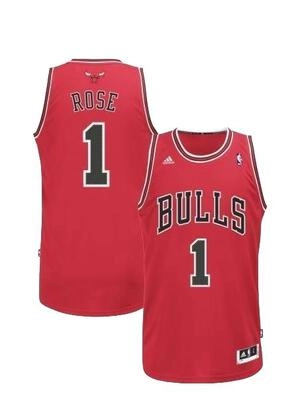Adidas Chicago Bulls Derrick Rose Jersey - Red