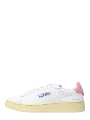 AUTRY AUTRY Dallas Low Nubuck Goatskin Sneakers White/pink