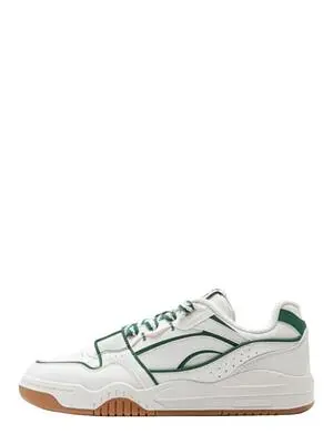 LI-NING Athletic Sneakers - White/green/tan