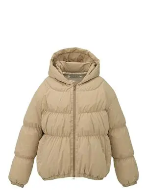 Onitsuka Tiger Onitsuka Tiger Hooded Down Jacket Light Khaki